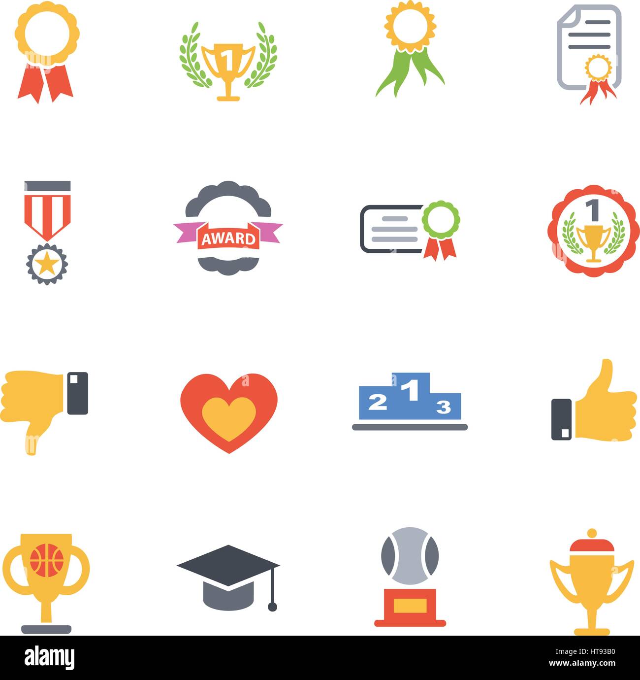 award web icons for user interface design Stock Vector Image & Art - Alamy