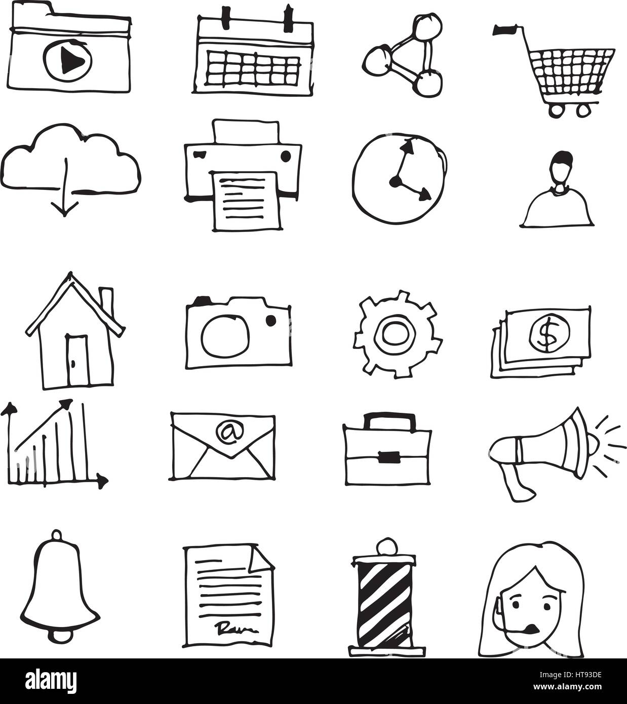 hand draw Business doodles Illustration design Stock Vector Image & Art ... hand draw Business doodles Illustration design Stock Vector Image & Art ...