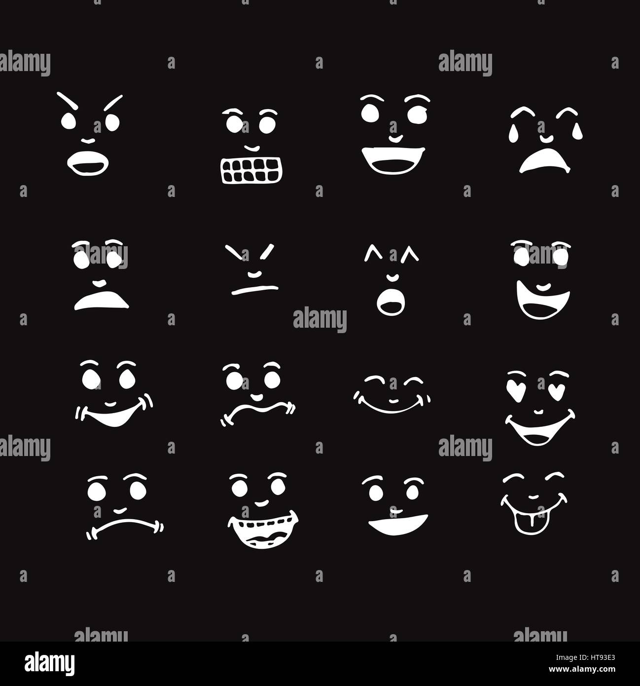 Emoticon Emoji icon Illustration design Stock Vector Image & Art - Alamy