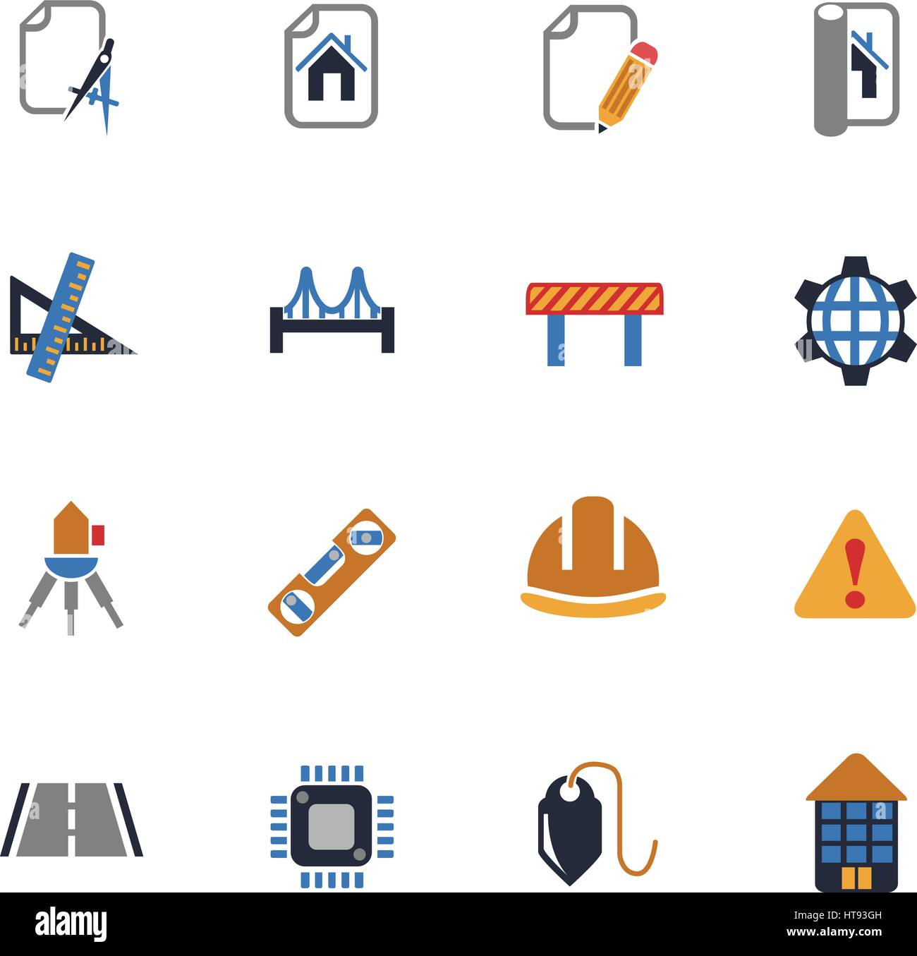 engineering web icons for user interface design Stock Vector Image ...