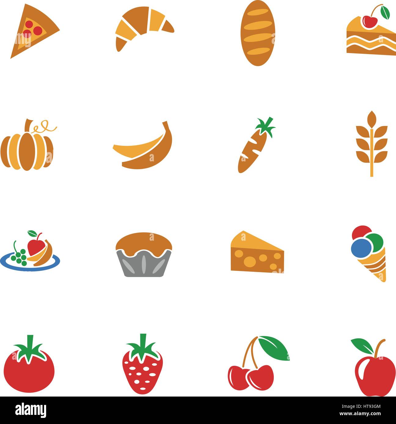 food web icons for user interface design Stock Vector Image & Art - Alamy
