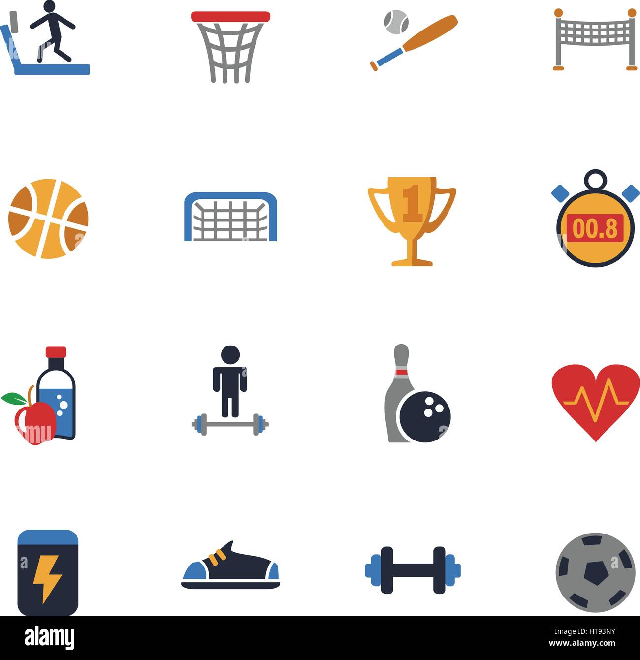 sport web icons for user interface design Stock Vector Image & Art - Alamy