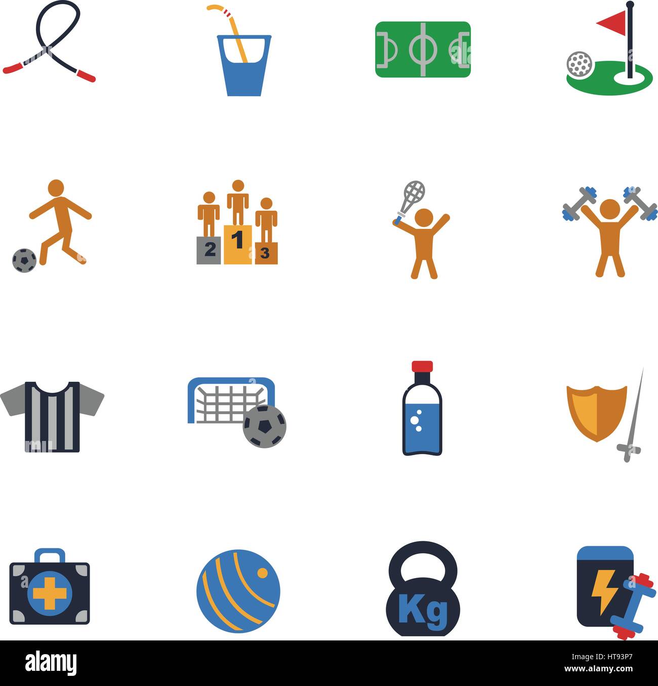 sport web icons for user interface design Stock Vector Image & Art - Alamy