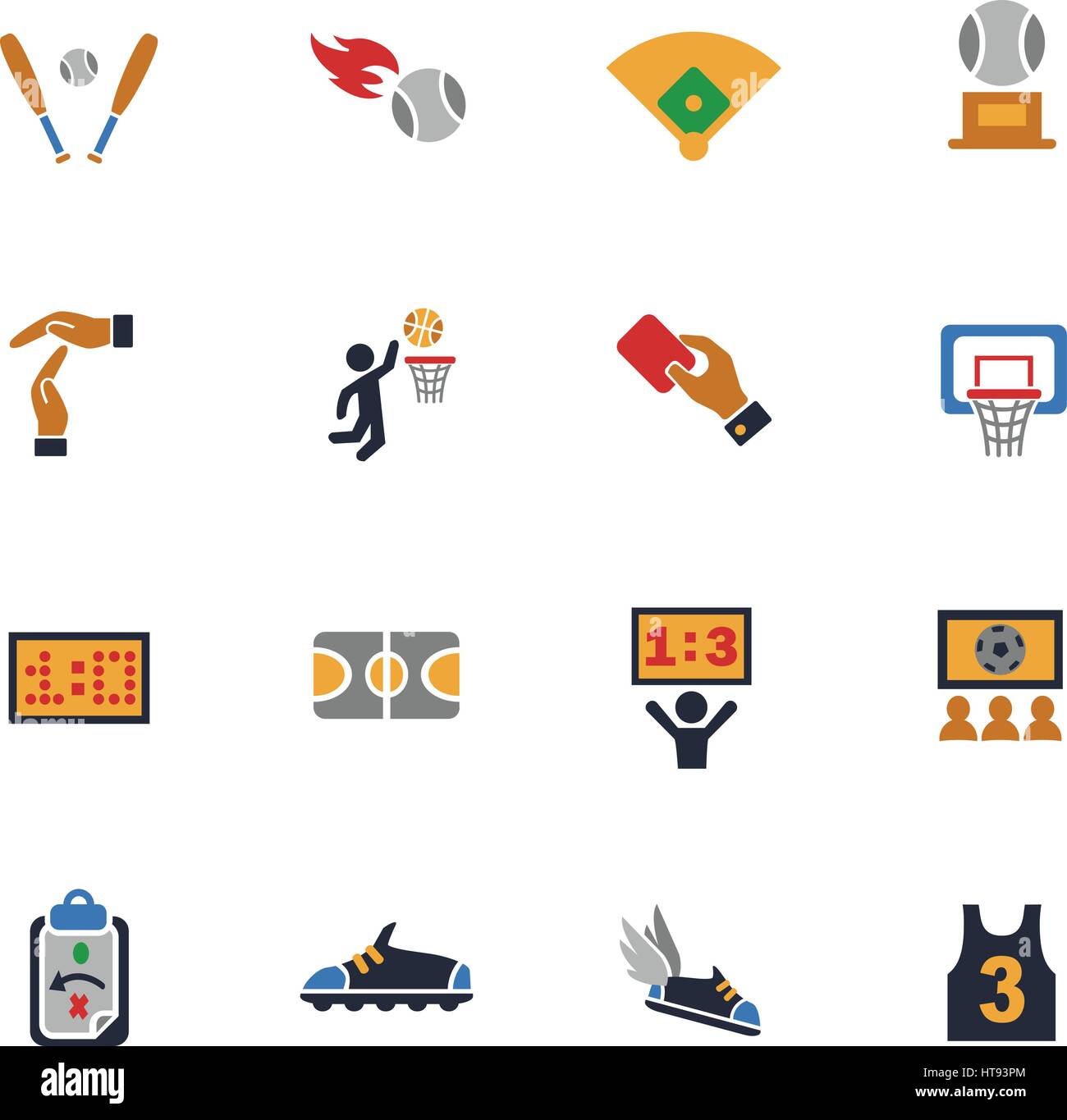 sport web icons for user interface design Stock Vector Image & Art - Alamy
