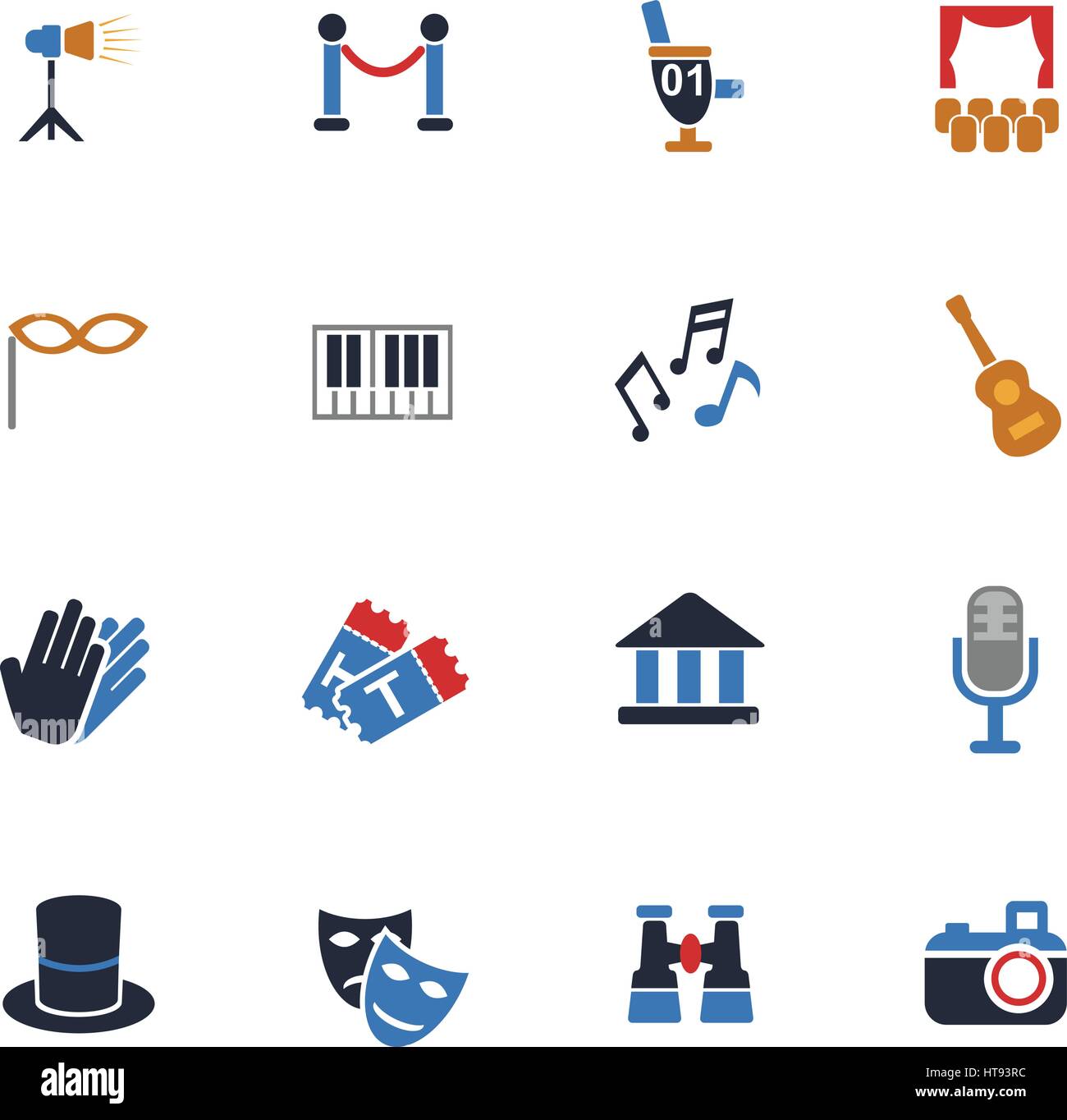 Theater web icons user interface hi-res stock photography and images ...