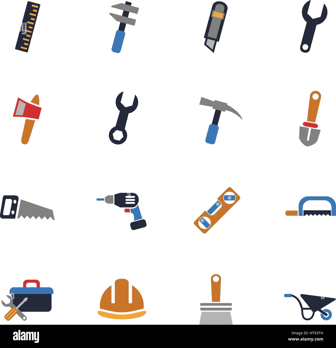 work tools web icons for user interface design Stock Vector Image & Art ...