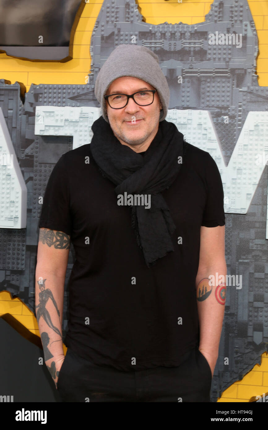 Chris McKay attending the premiere of 'The Lego Batman Movie,' at the ...