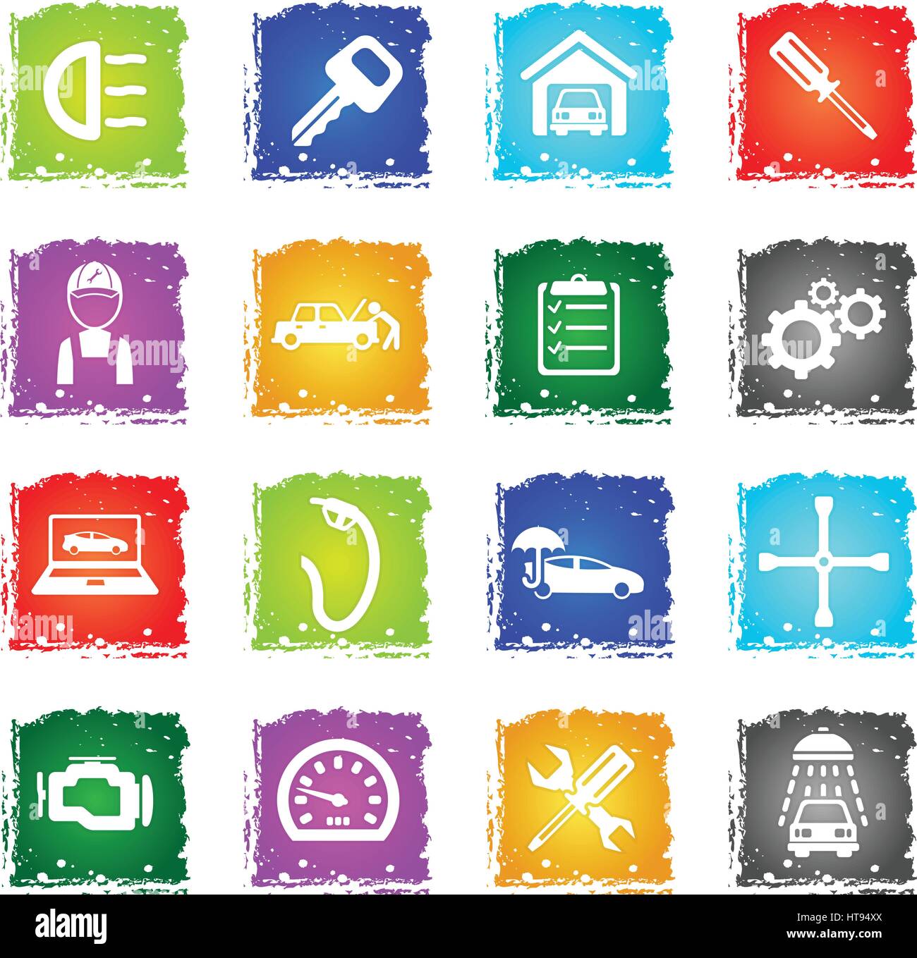 Repair light headlights key garage hi-res stock photography and images ...