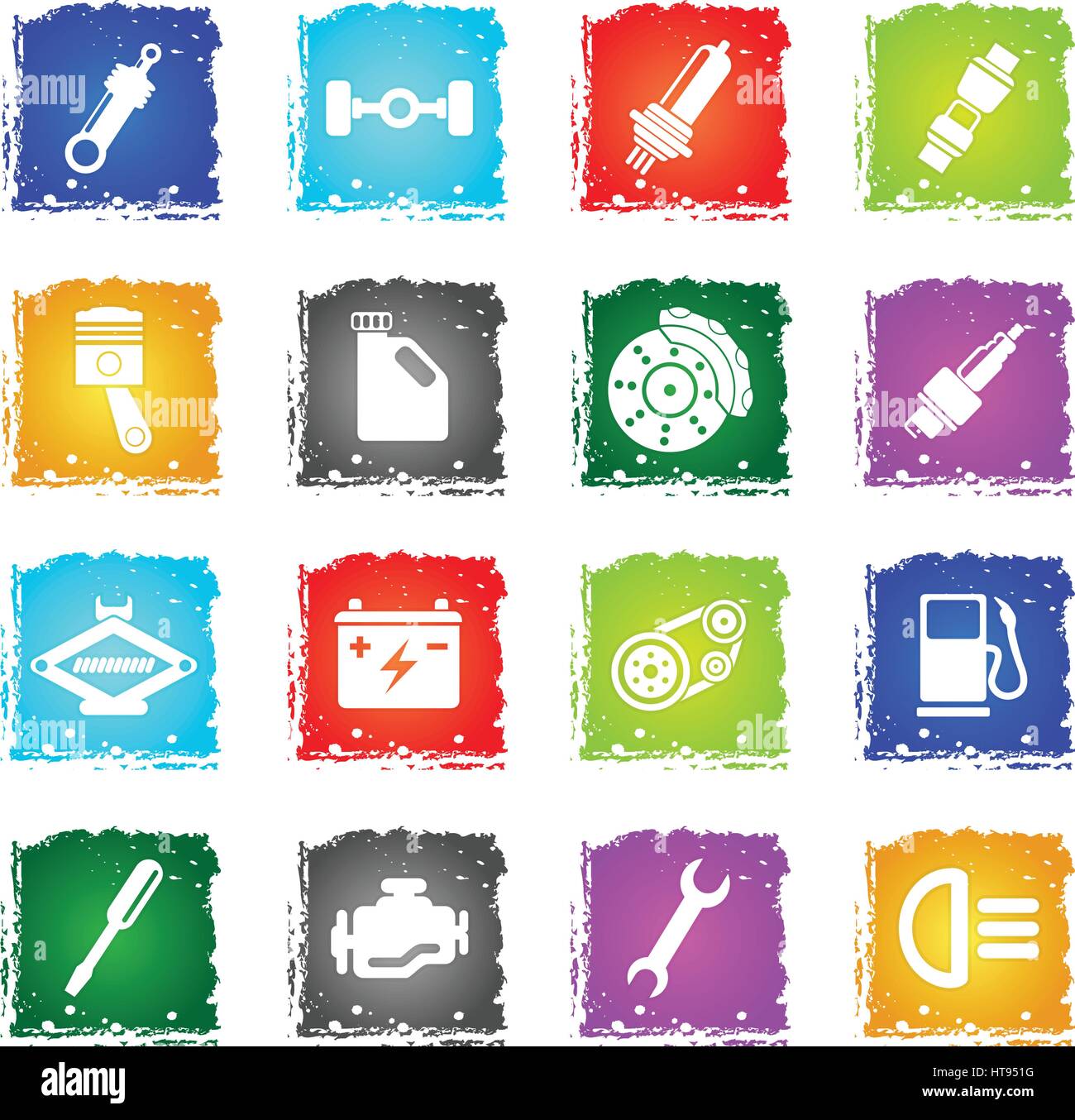 Painting oil storage tank Stock Vector Images - Alamy