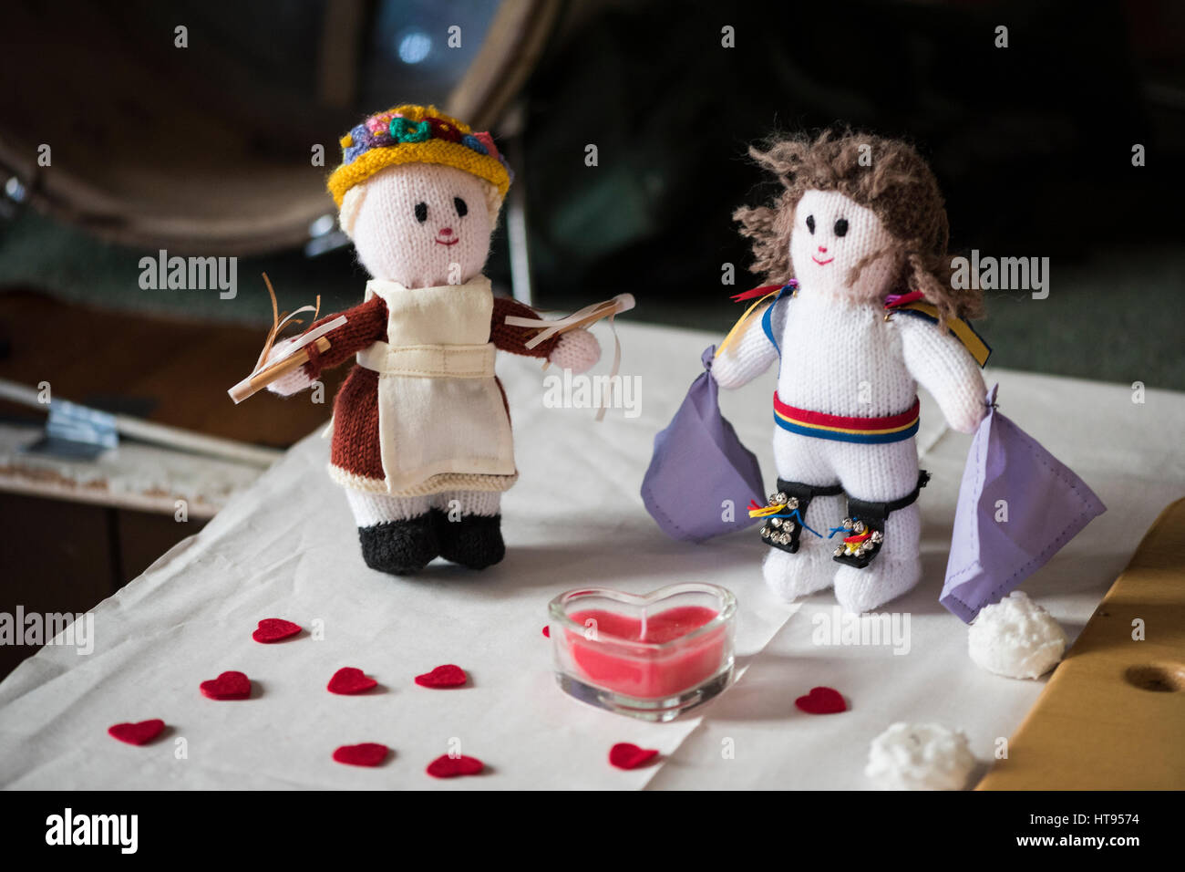 Woolen figures hi-res stock photography and images - Alamy