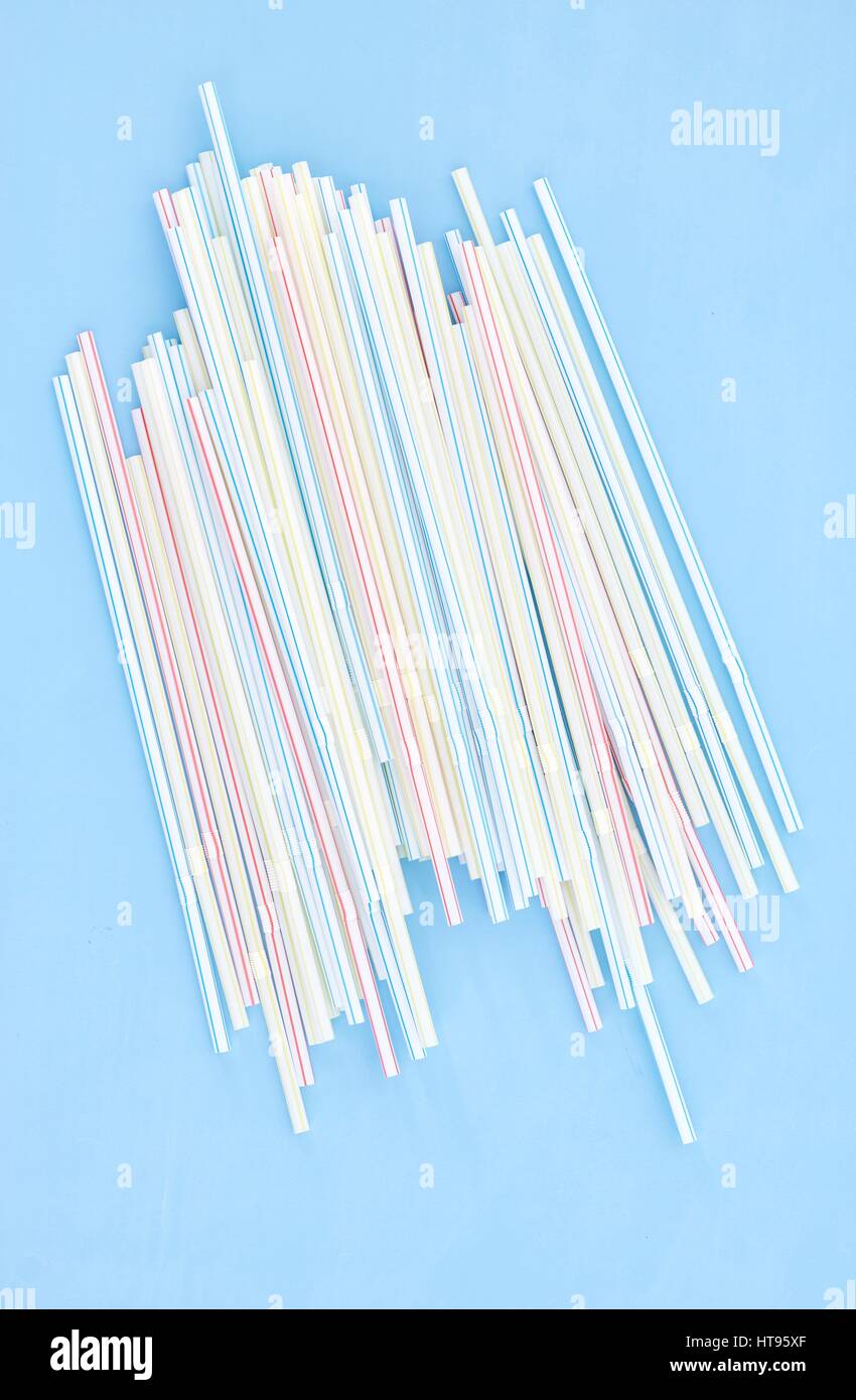 A studio photo of drinking straws Stock Photo - Alamy