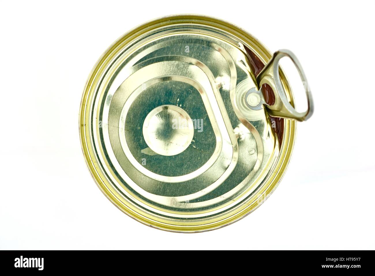 A studio photo of a metal can lid Stock Photo - Alamy