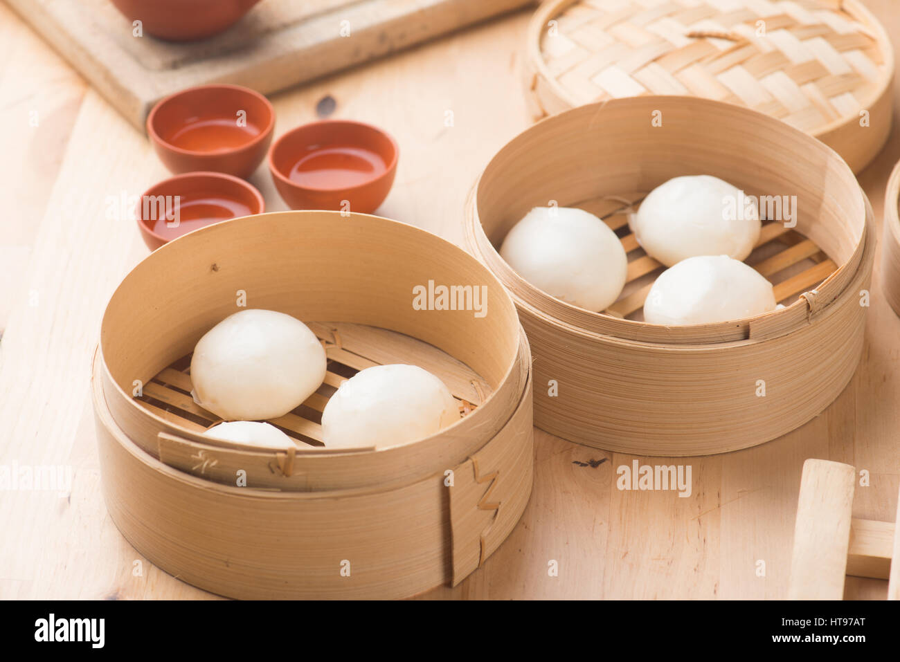 bao ,popular chinese dim sum food Stock Photo - Alamy