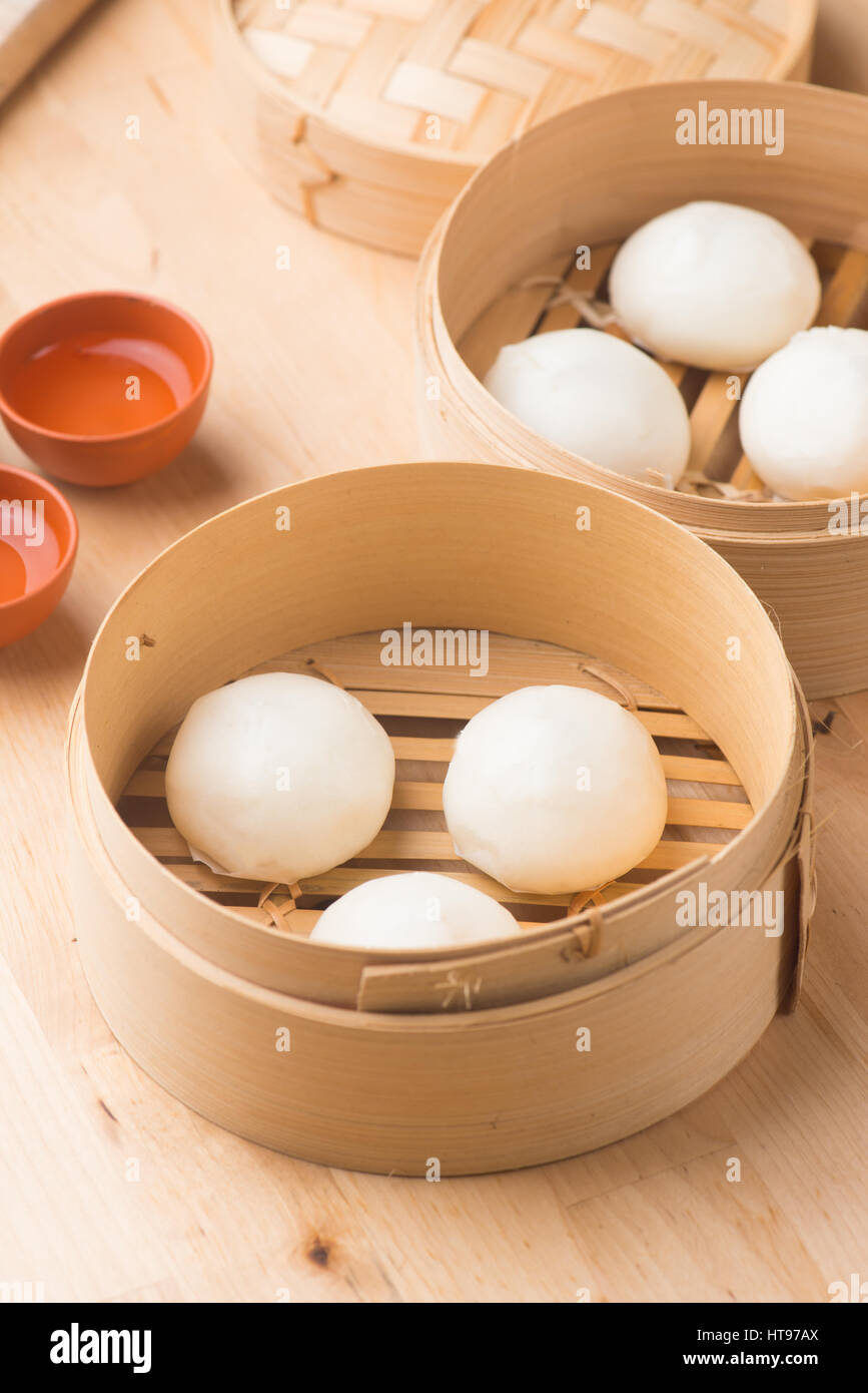 bao ,popular chinese dim sum food Stock Photo - Alamy