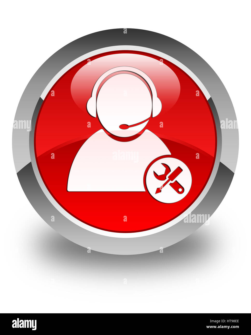 Customer support button hi-res stock photography and images - Alamy