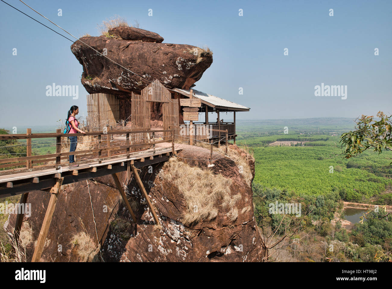 Wat Phu Tok, the mountain top temple in Beung Kan Province, Thailand ...