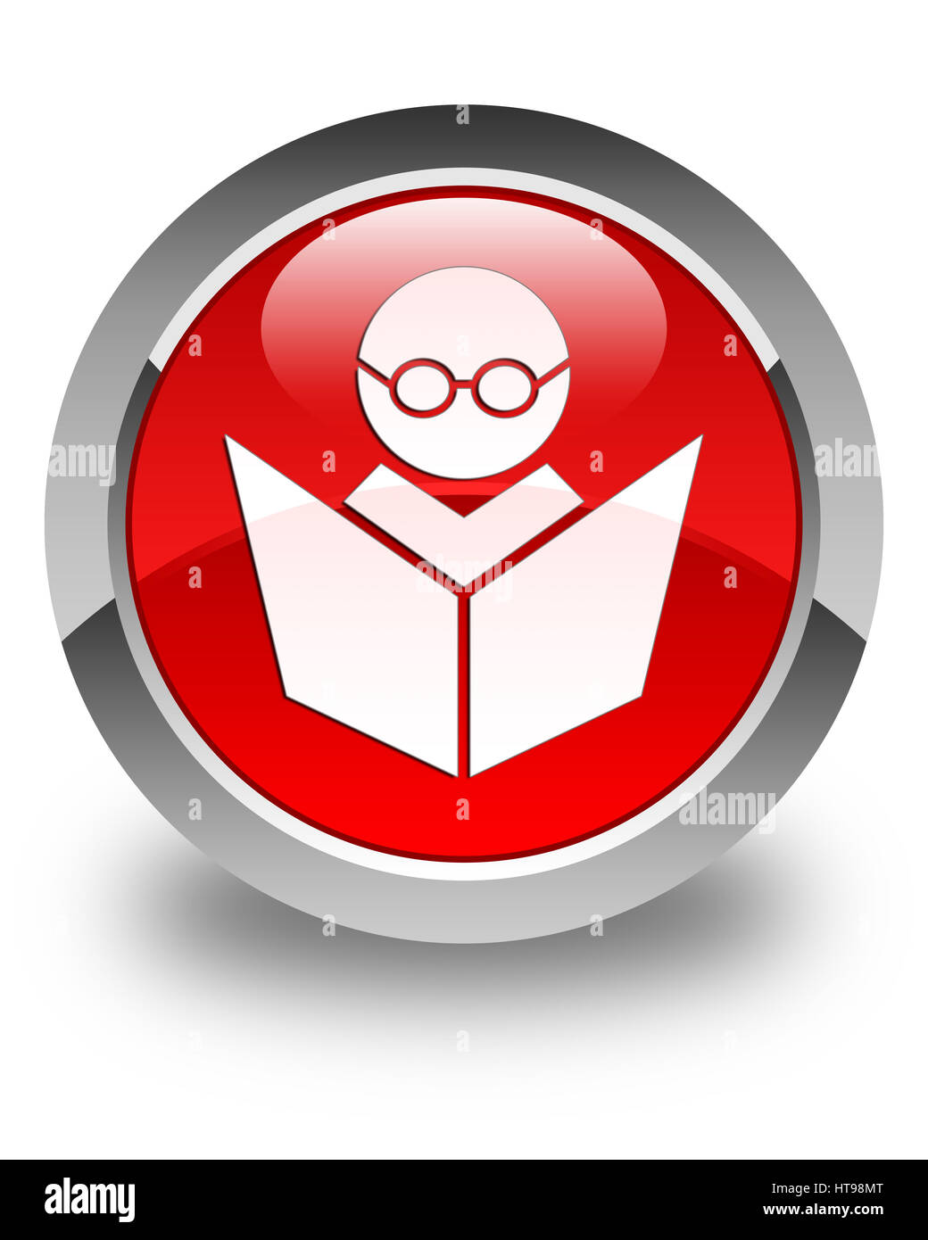 Red learn symbol hi-res stock photography and images - Alamy