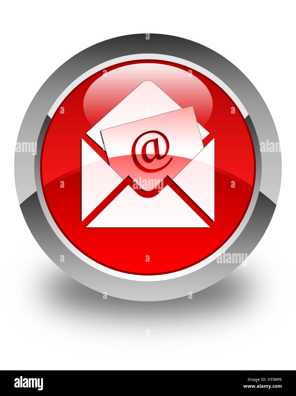 Email Symbol Red