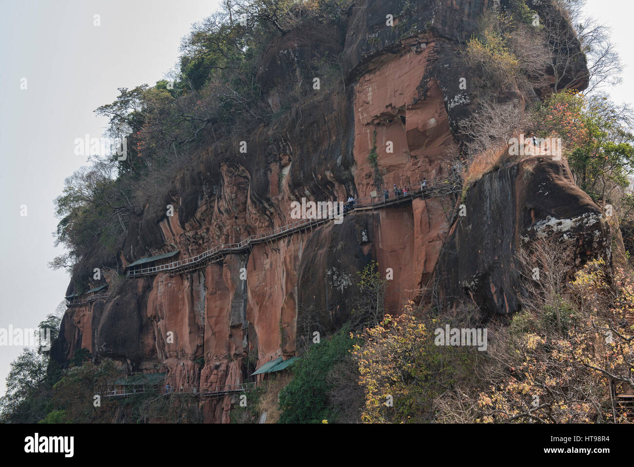 Wat Phu Tok, the mountain top temple in Beung Kan Province, Thailand ...