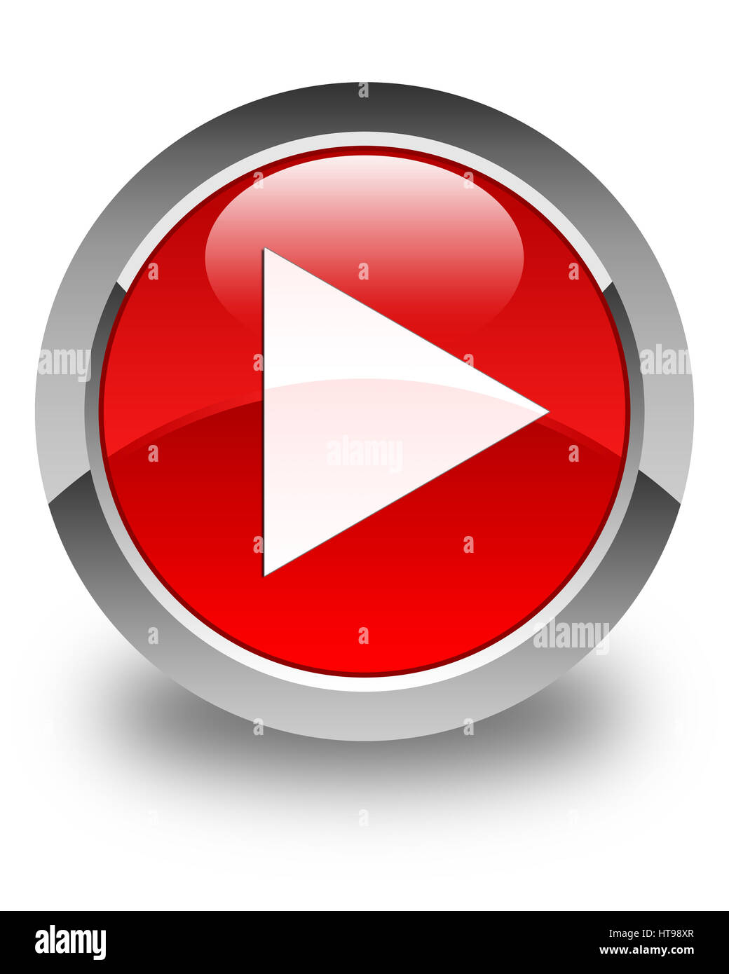 Red play button hi-res stock photography and images - Alamy