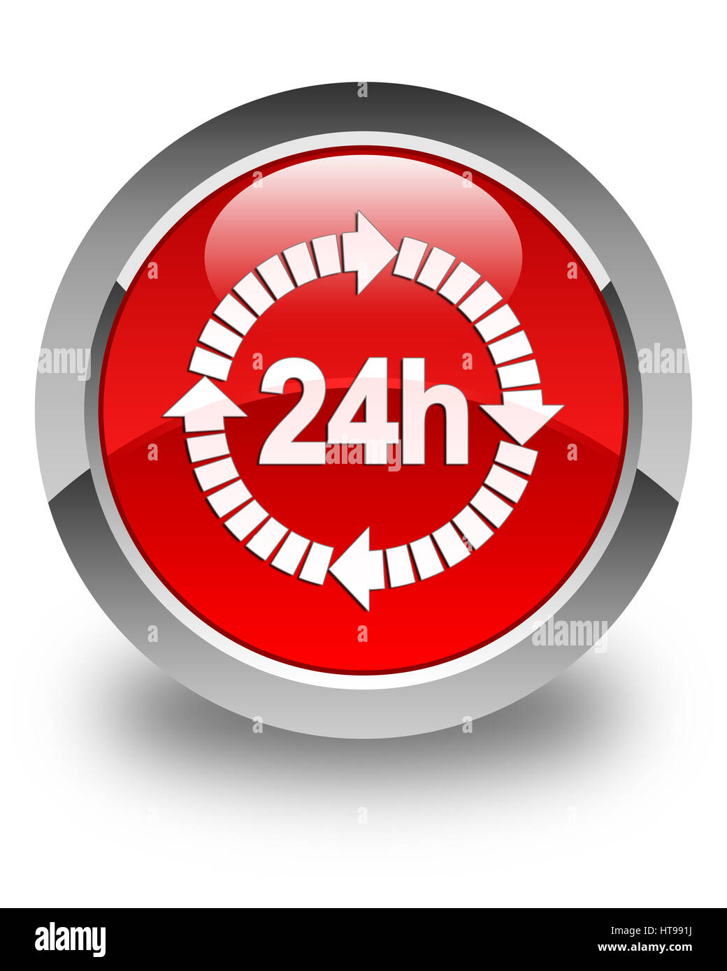 24 hours icon hi-res stock photography and images - Alamy