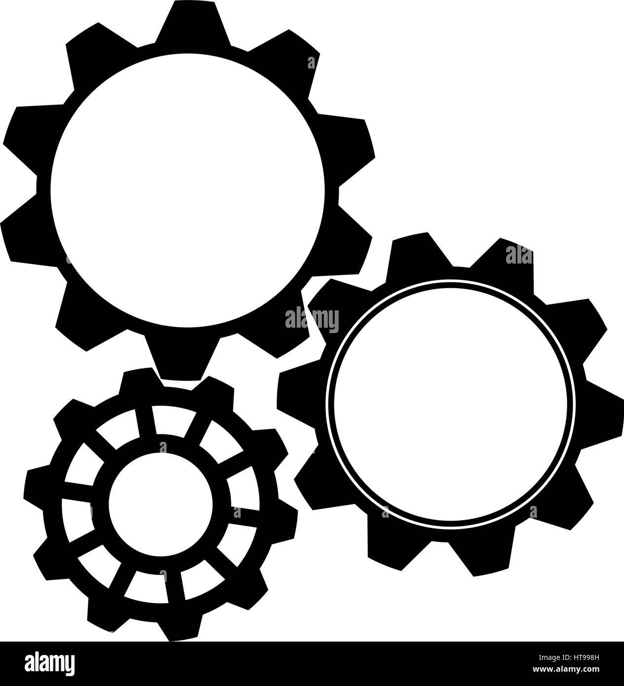 Gear web icon Cut Out Stock Images & Pictures - Alamy