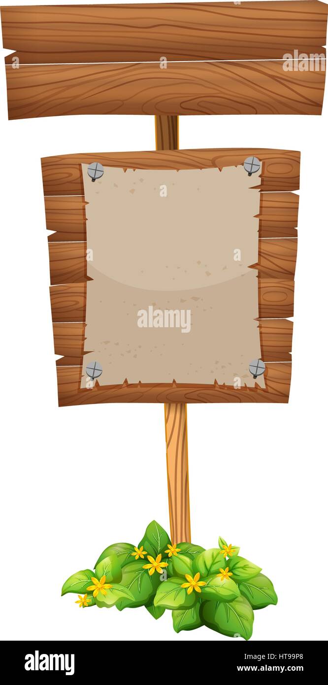 Drawing on paper wooden Stock Vector Images - Alamy