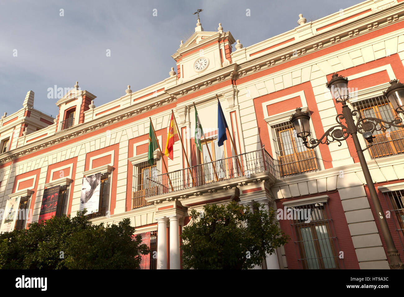 Historic architecture of provincial government offices in Plaza del ...