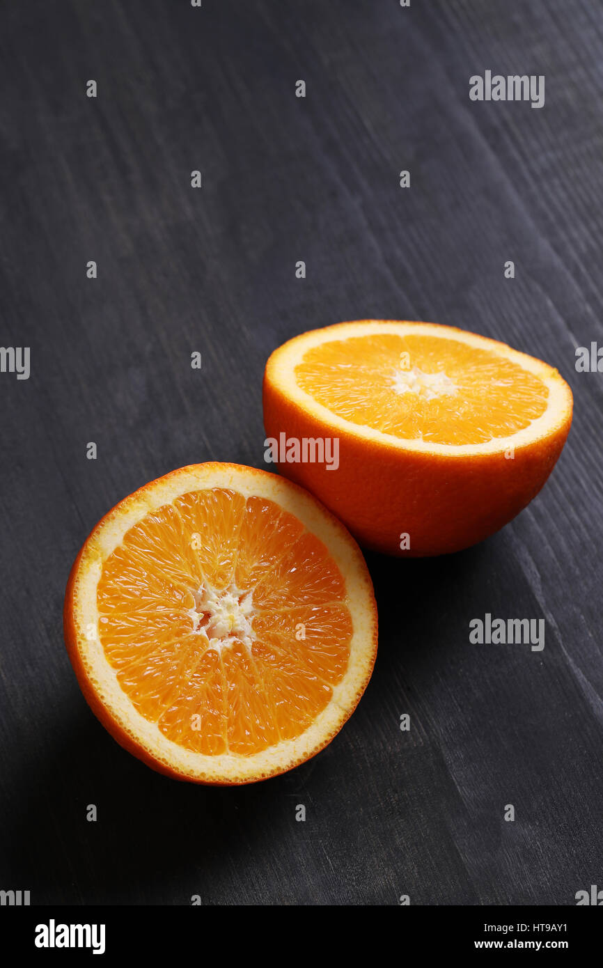 Citrus. Orange on the table Stock Photo - Alamy