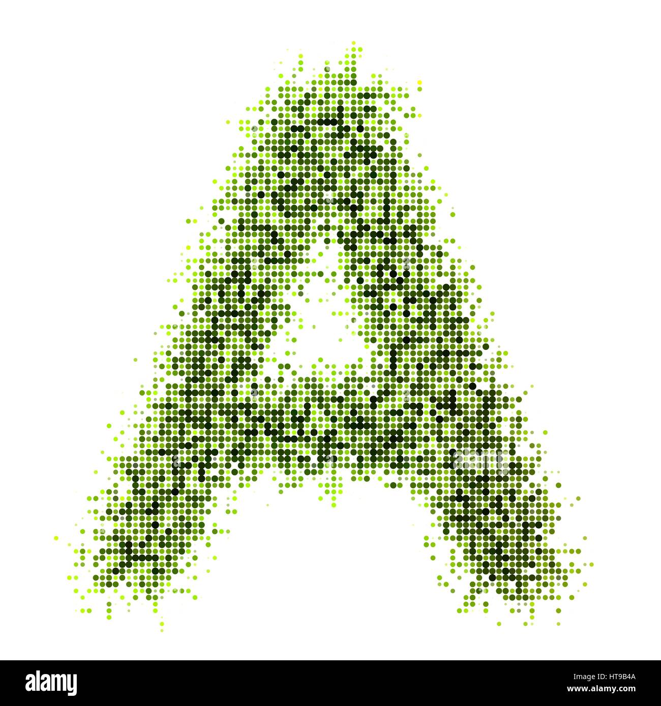 Dots style Letters. Vector illustration Stock Vector Image & Art - Alamy