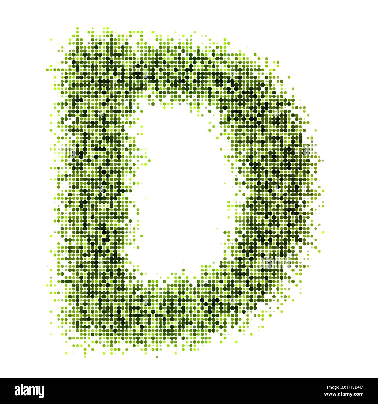 Dots style Letters. Vector illustration Stock Vector Image & Art - Alamy