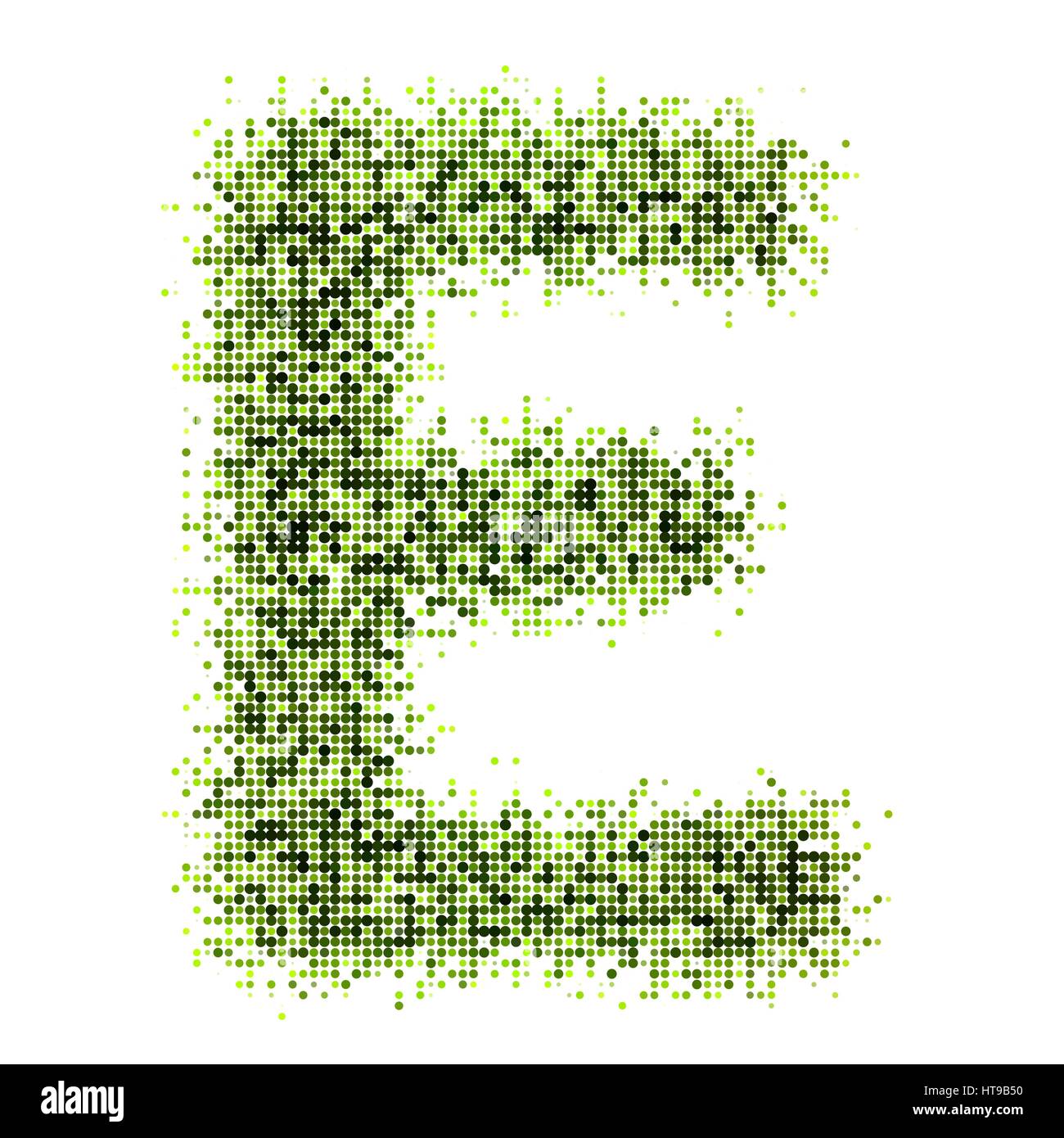 Dots style Letters. Vector illustration Stock Vector Image & Art - Alamy