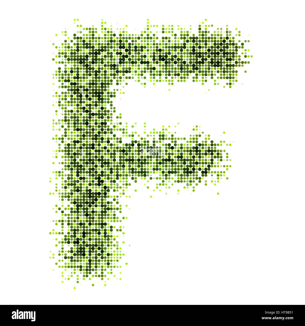 Dots style Letters. Vector illustration Stock Vector Image & Art - Alamy