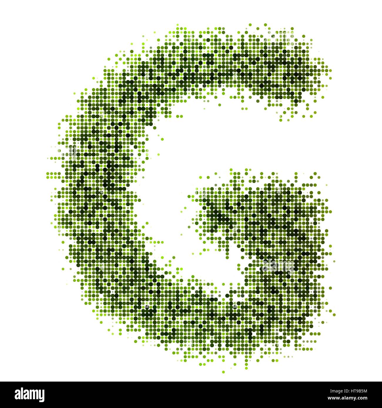 Dots style Letters. Vector illustration Stock Vector Image & Art - Alamy