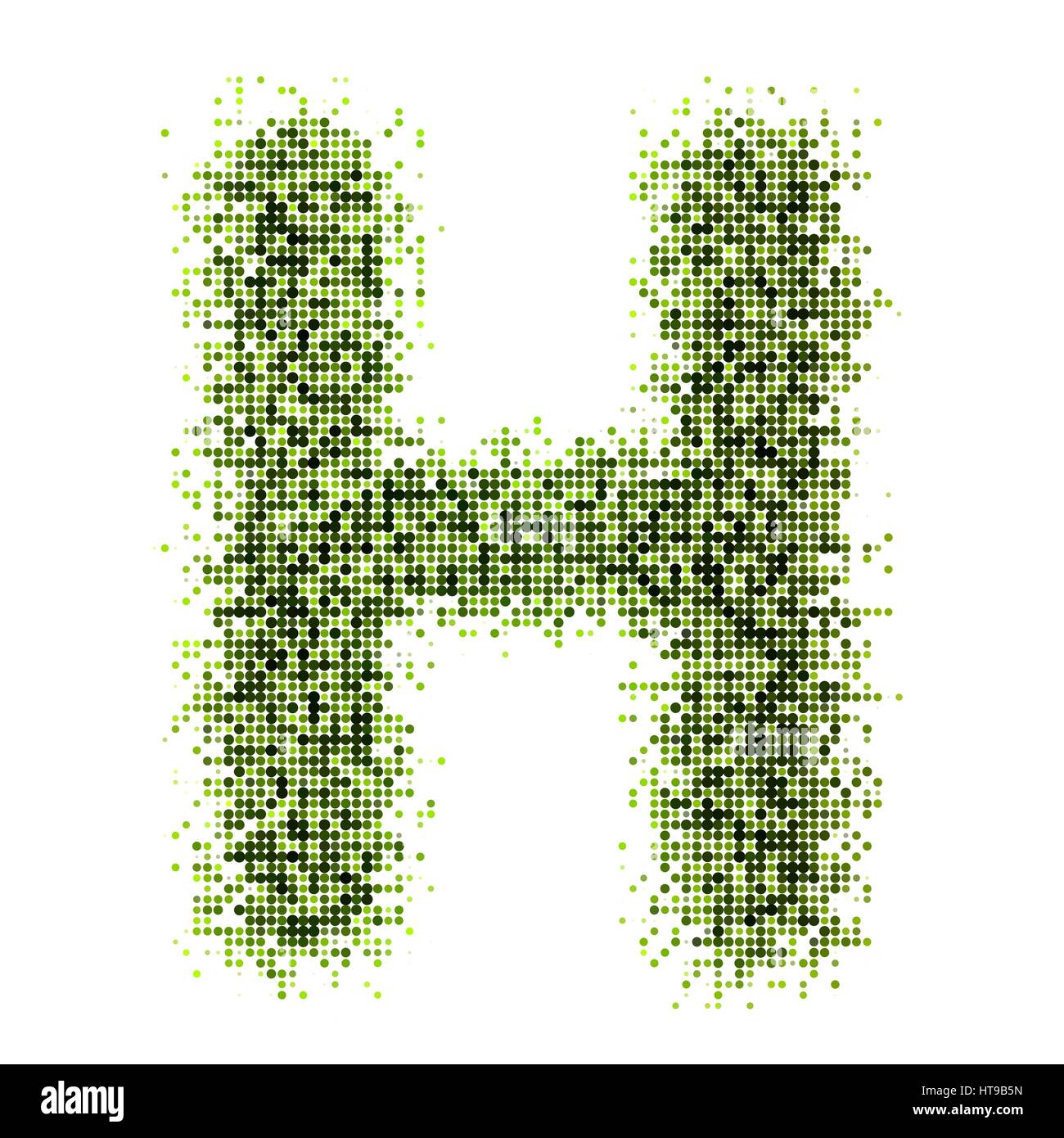 Dots style Letters. Vector illustration Stock Vector Image & Art - Alamy