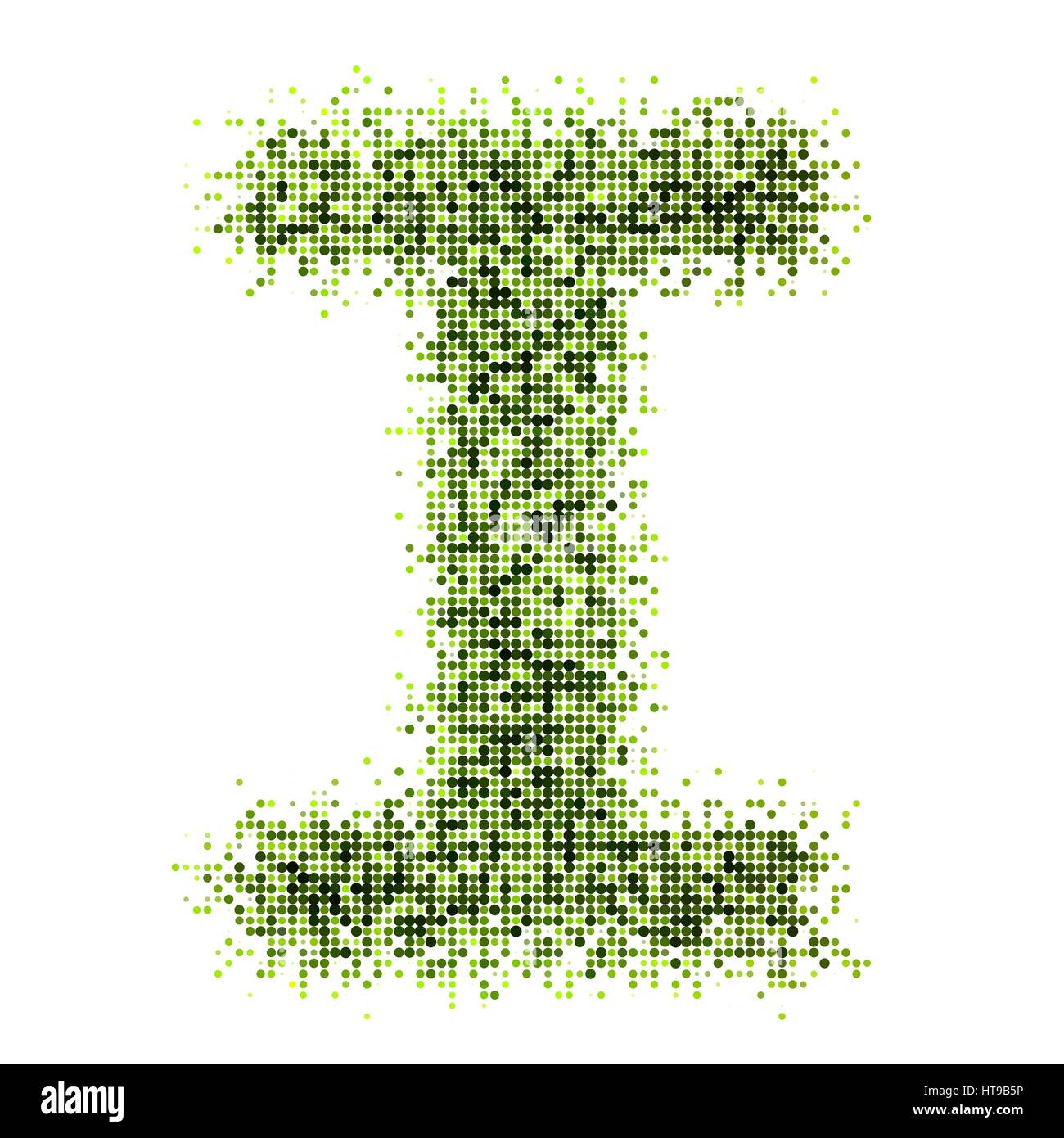 Dots style Letters. Vector illustration Stock Vector Image & Art - Alamy