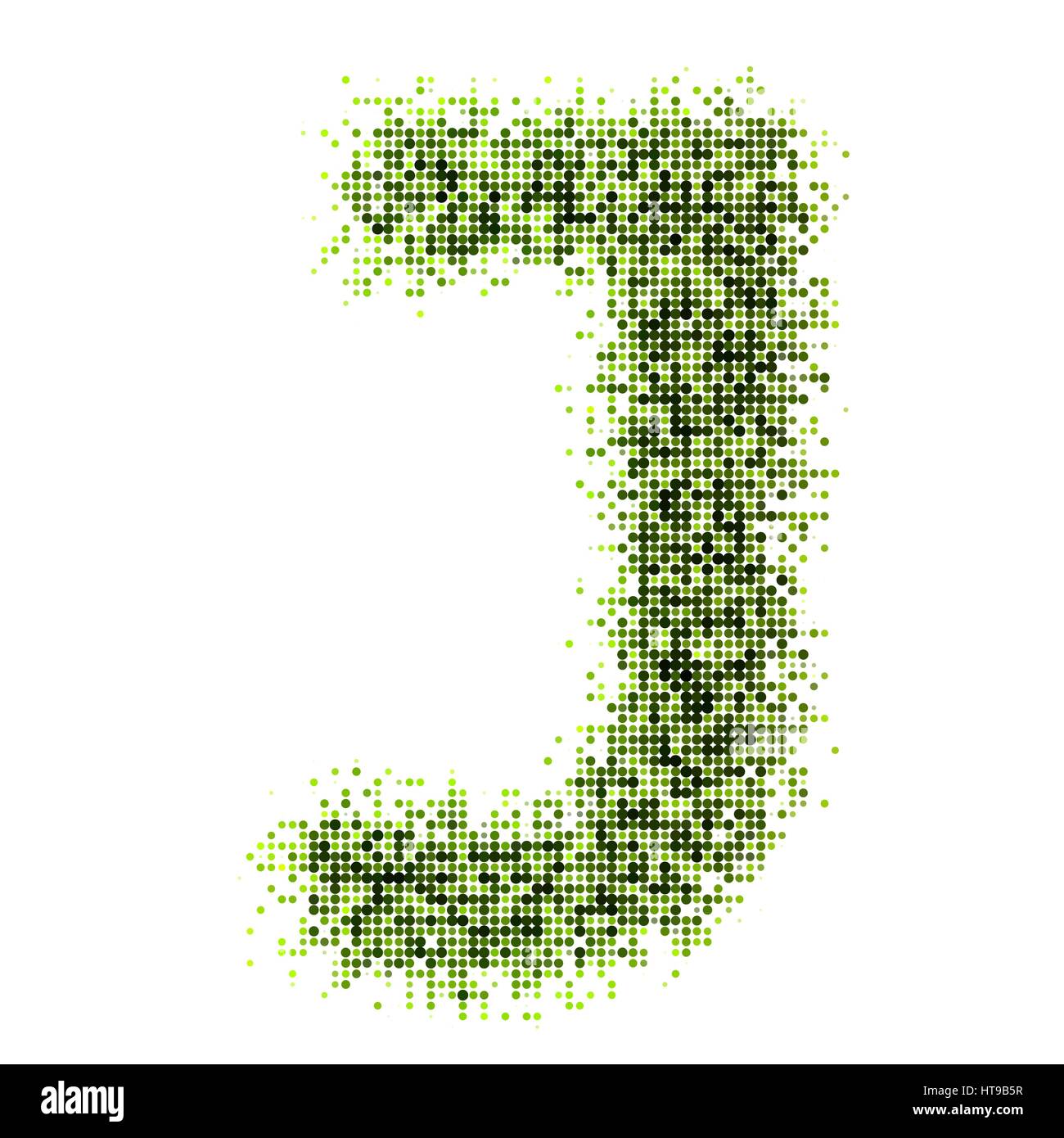 Dots style Letters. Vector illustration Stock Vector Image & Art - Alamy