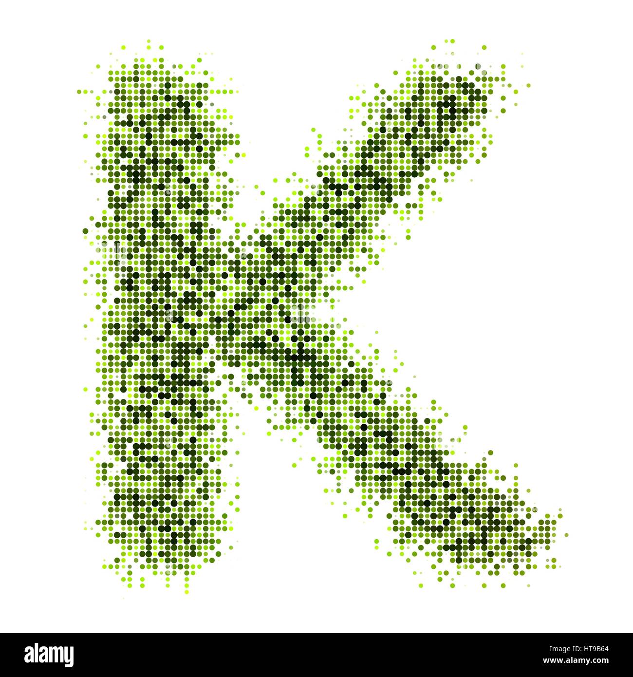 Dots style Letters. Vector illustration Stock Vector Image & Art - Alamy