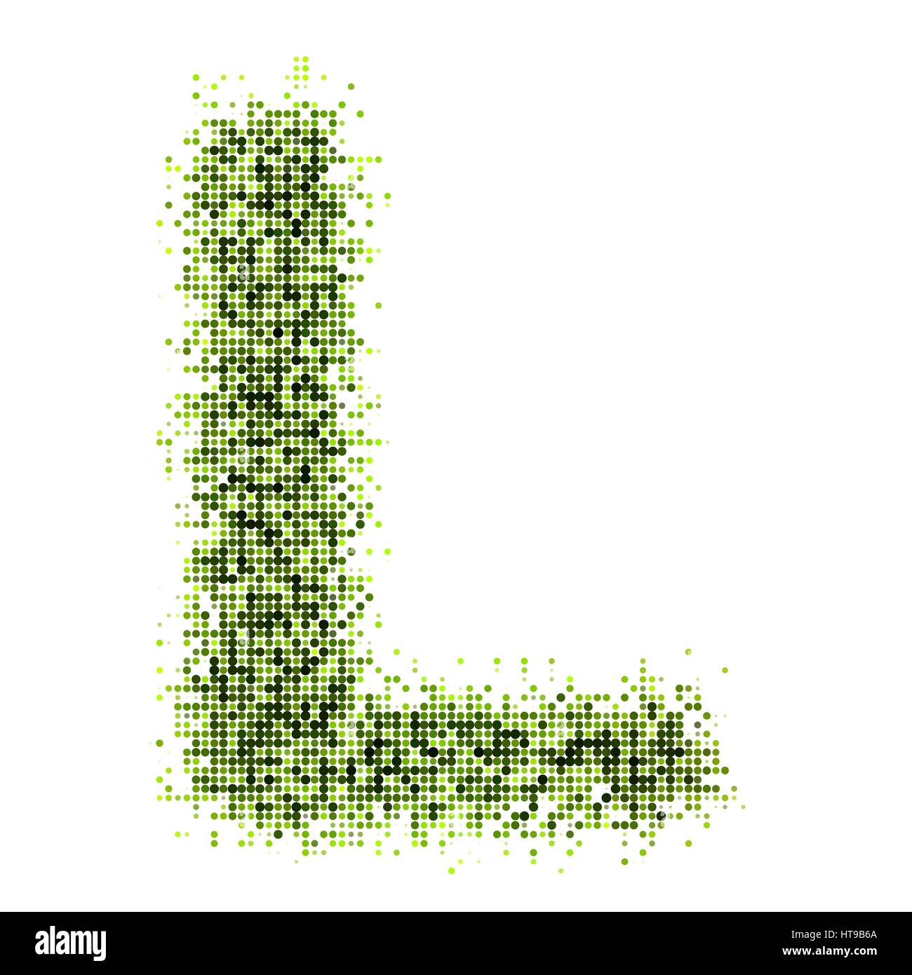 Dots style Letters. Vector illustration Stock Vector Image & Art - Alamy