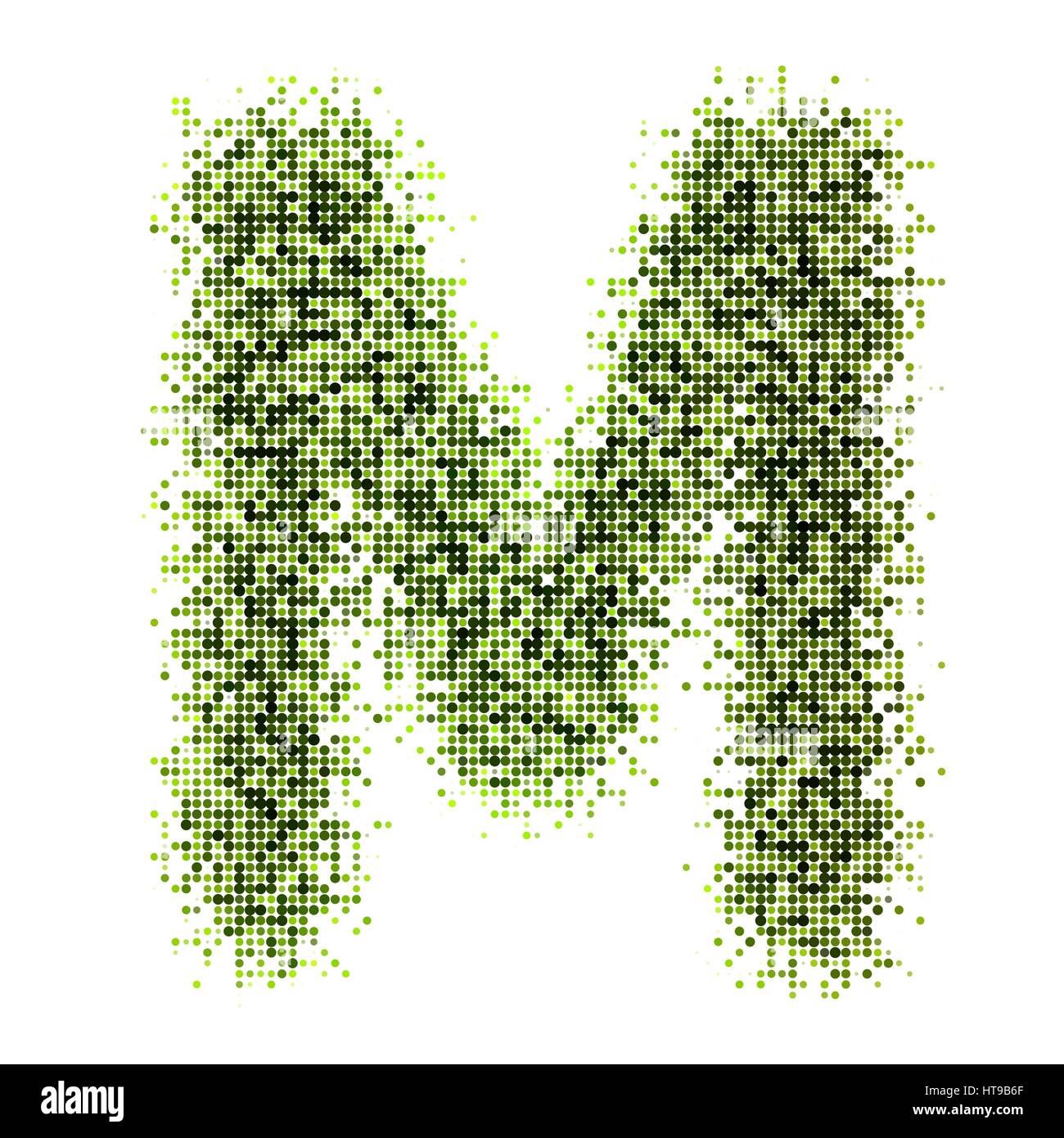 Dots style Letters. Vector illustration Stock Vector Image & Art - Alamy