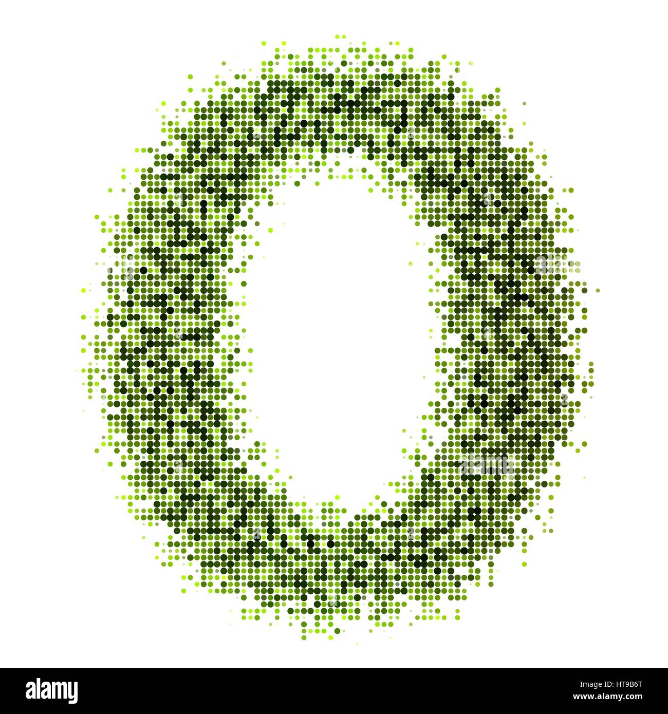 Dots style Letters. Vector illustration Stock Vector Image & Art - Alamy