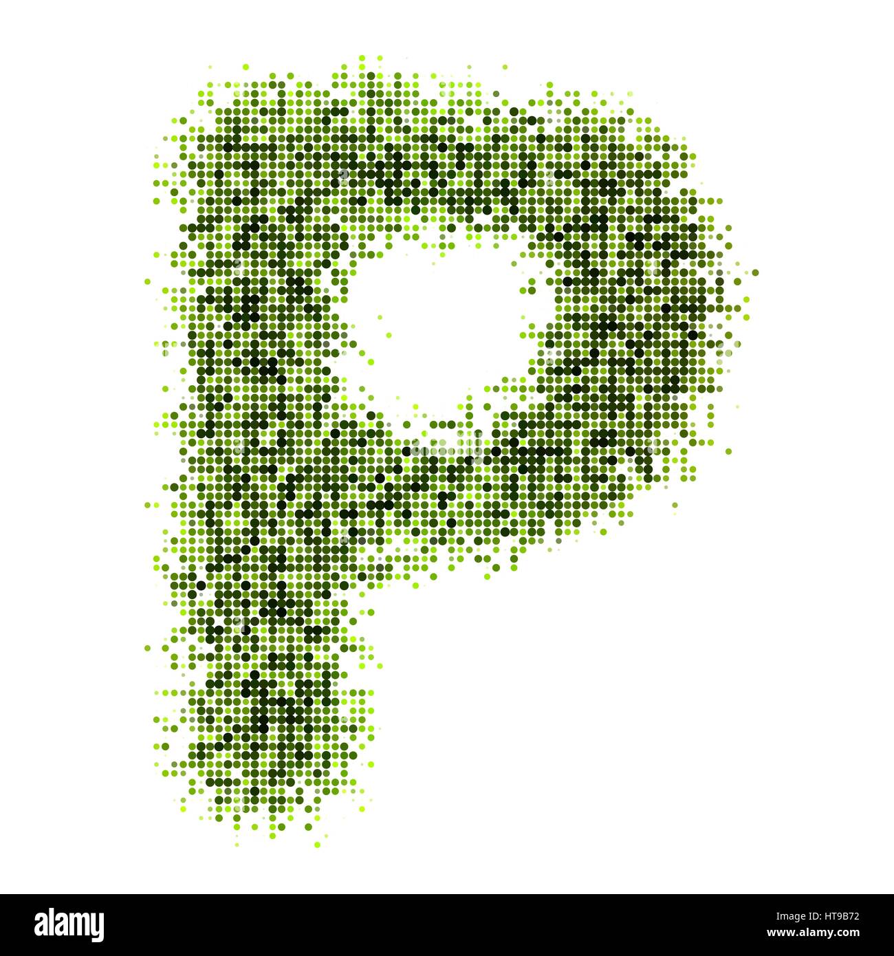 Dots style Letters. Vector illustration Stock Vector Image & Art - Alamy