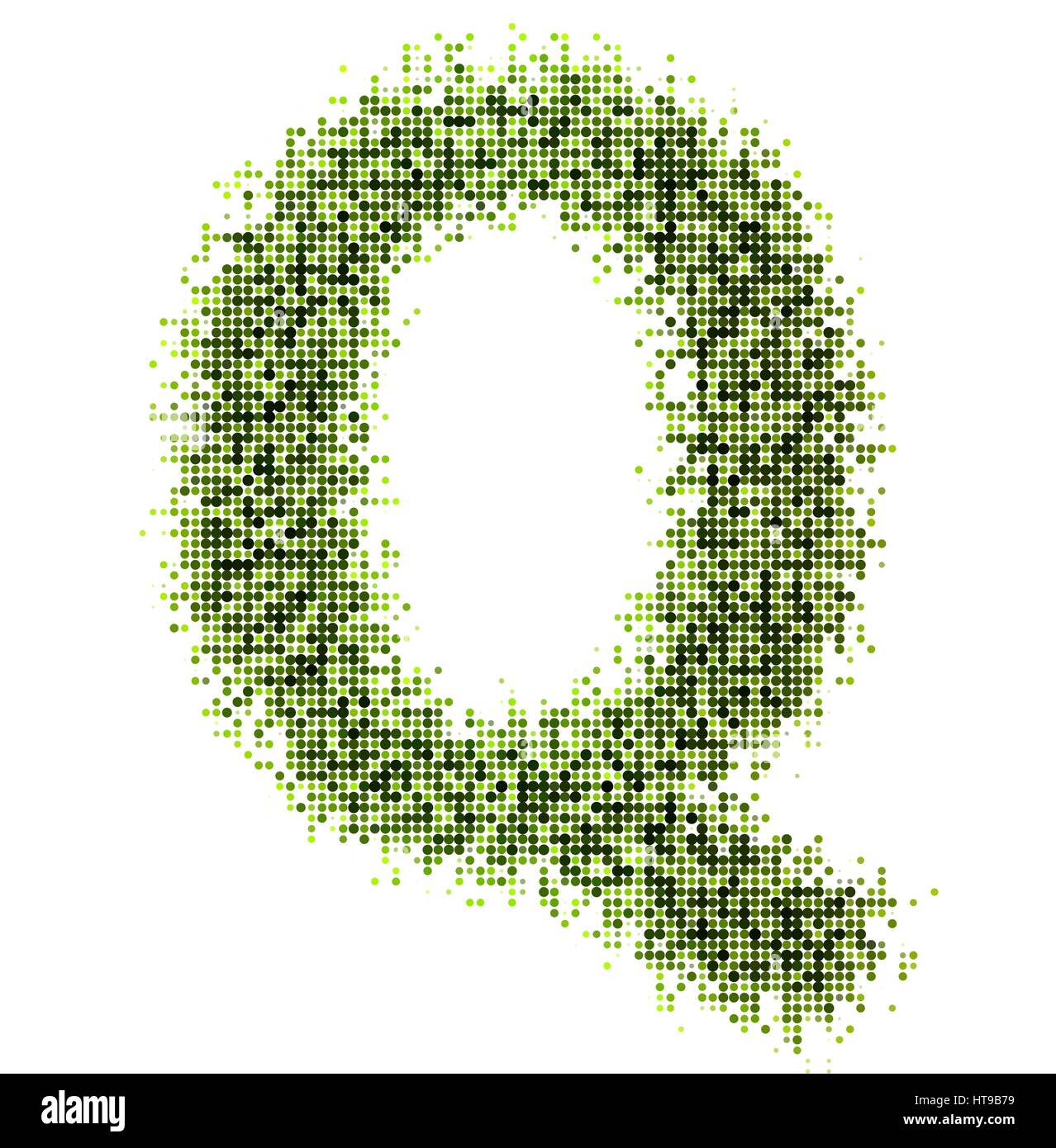 Dots style Letters. Vector illustration Stock Vector Image & Art - Alamy