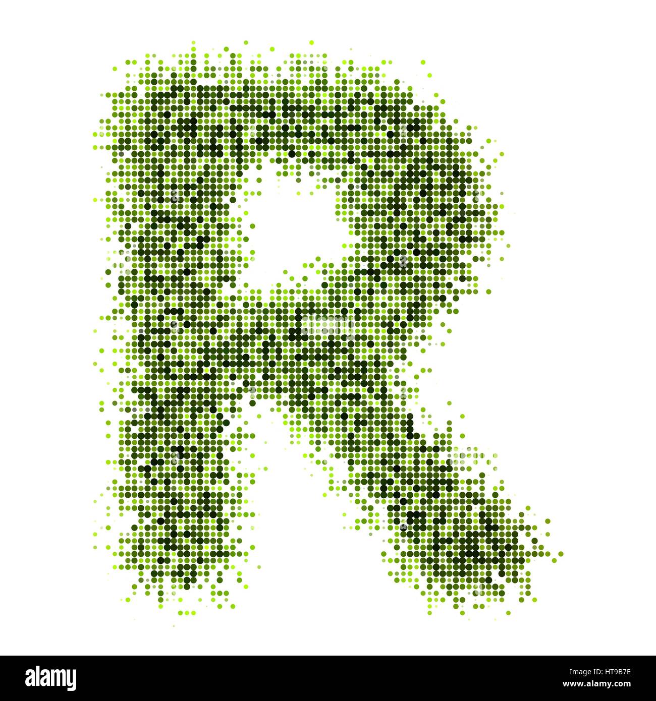 Dots style Letters. Vector illustration Stock Vector Image & Art - Alamy
