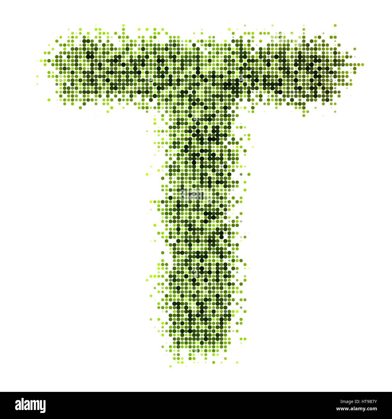 Dots style Letters. Vector illustration Stock Vector Image & Art - Alamy