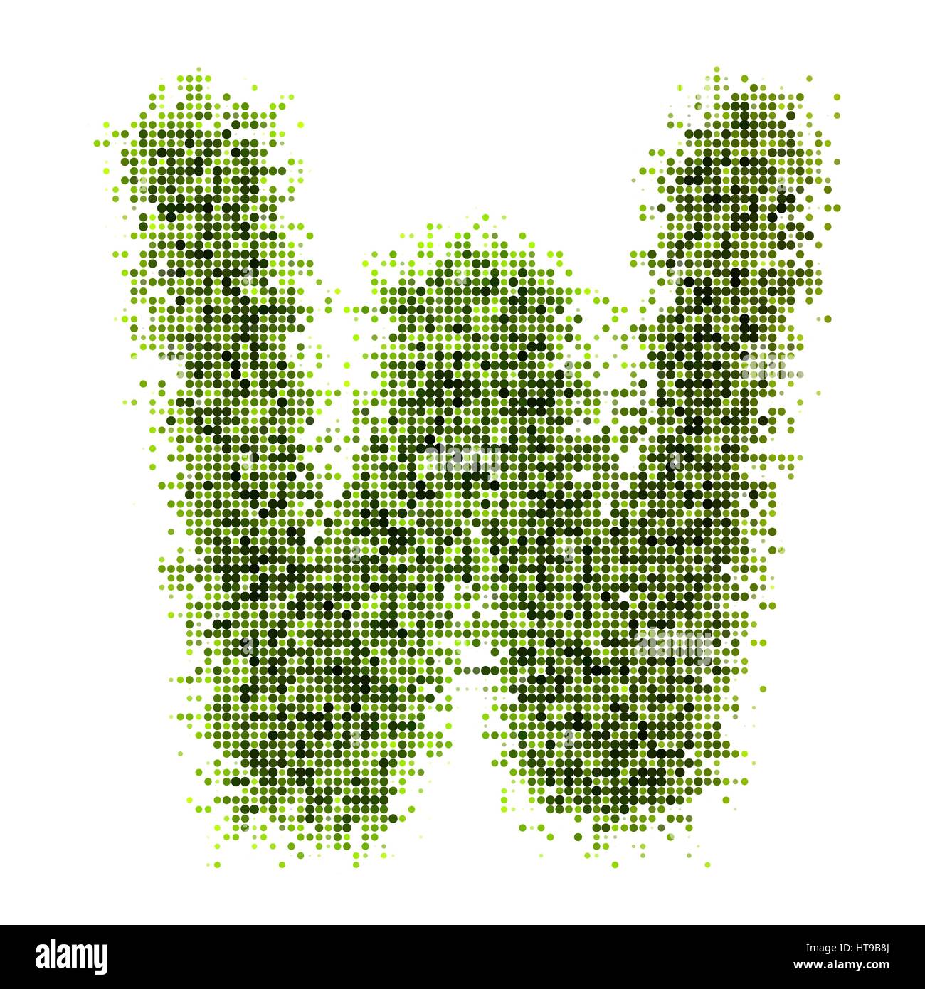 Dots style Letters. Vector illustration Stock Vector Image & Art - Alamy
