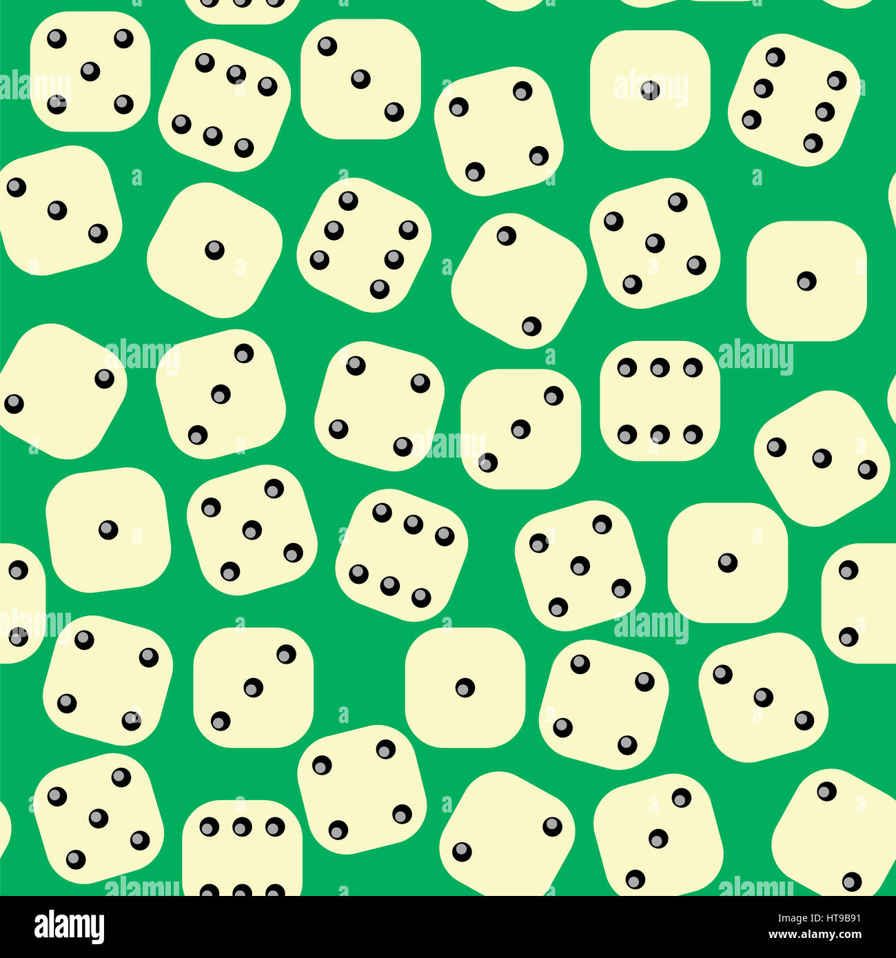 Dice Seamless Pattern. Gambling Texture Stock Photo - Alamy