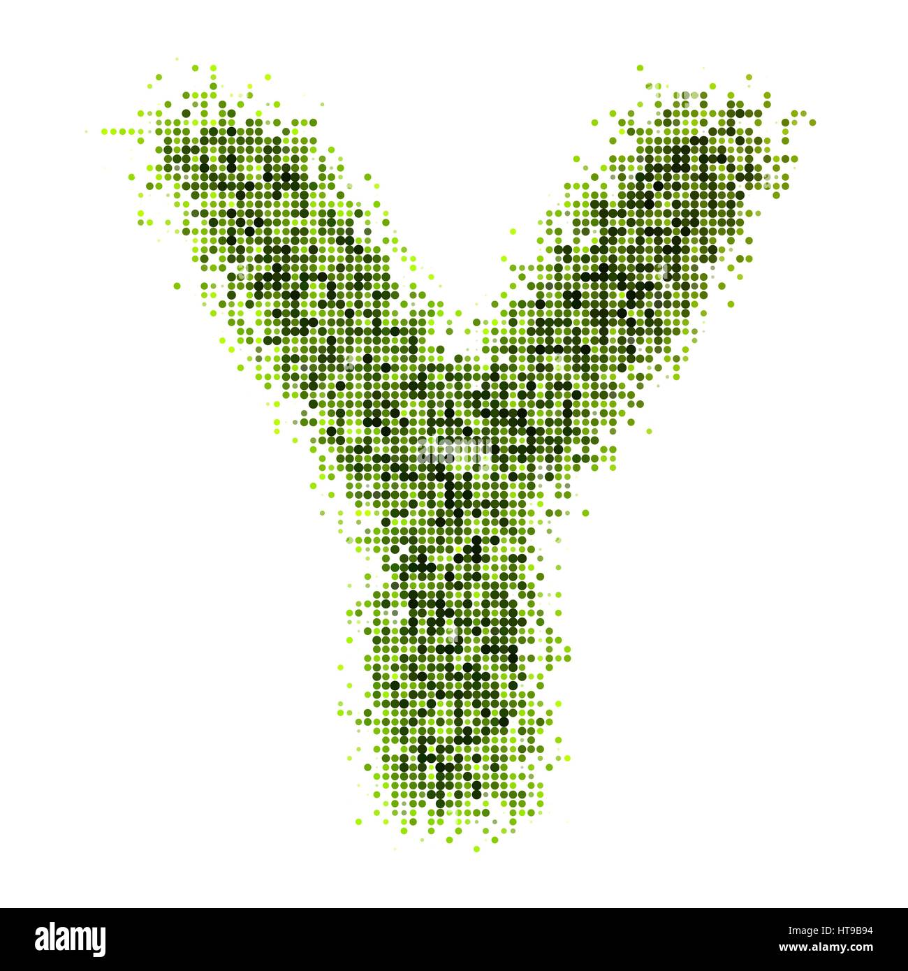 Dots style Letters. Vector illustration Stock Vector Image & Art - Alamy