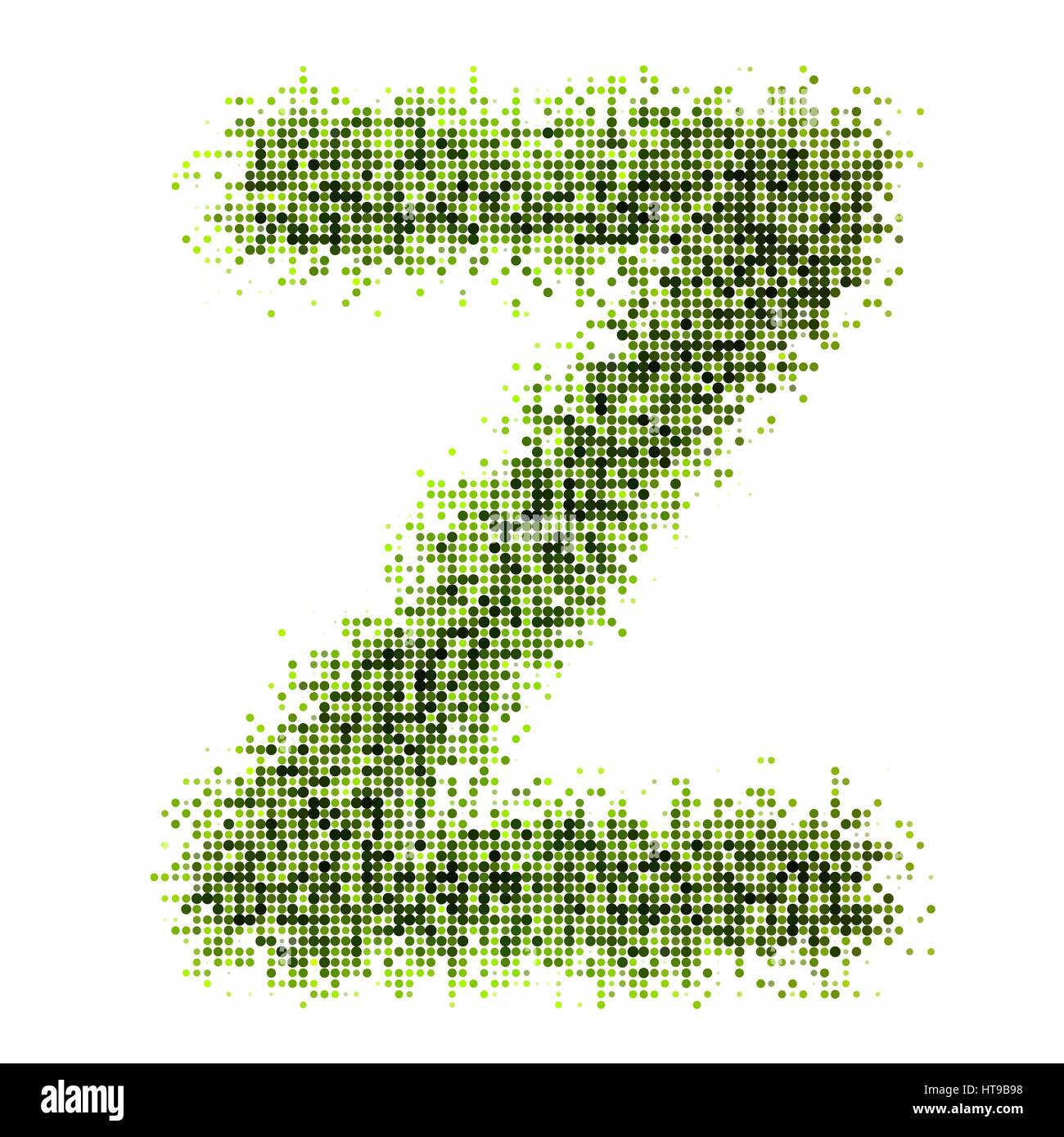 Dots style Letters. Vector illustration Stock Vector Image & Art - Alamy