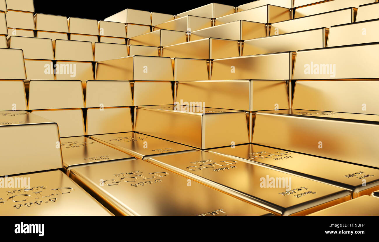 Gold bars bank vault hi-res stock photography and images - Alamy